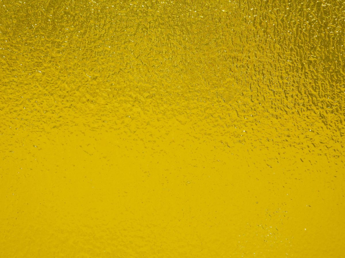 Boyce's Art Glass Yellow Granite