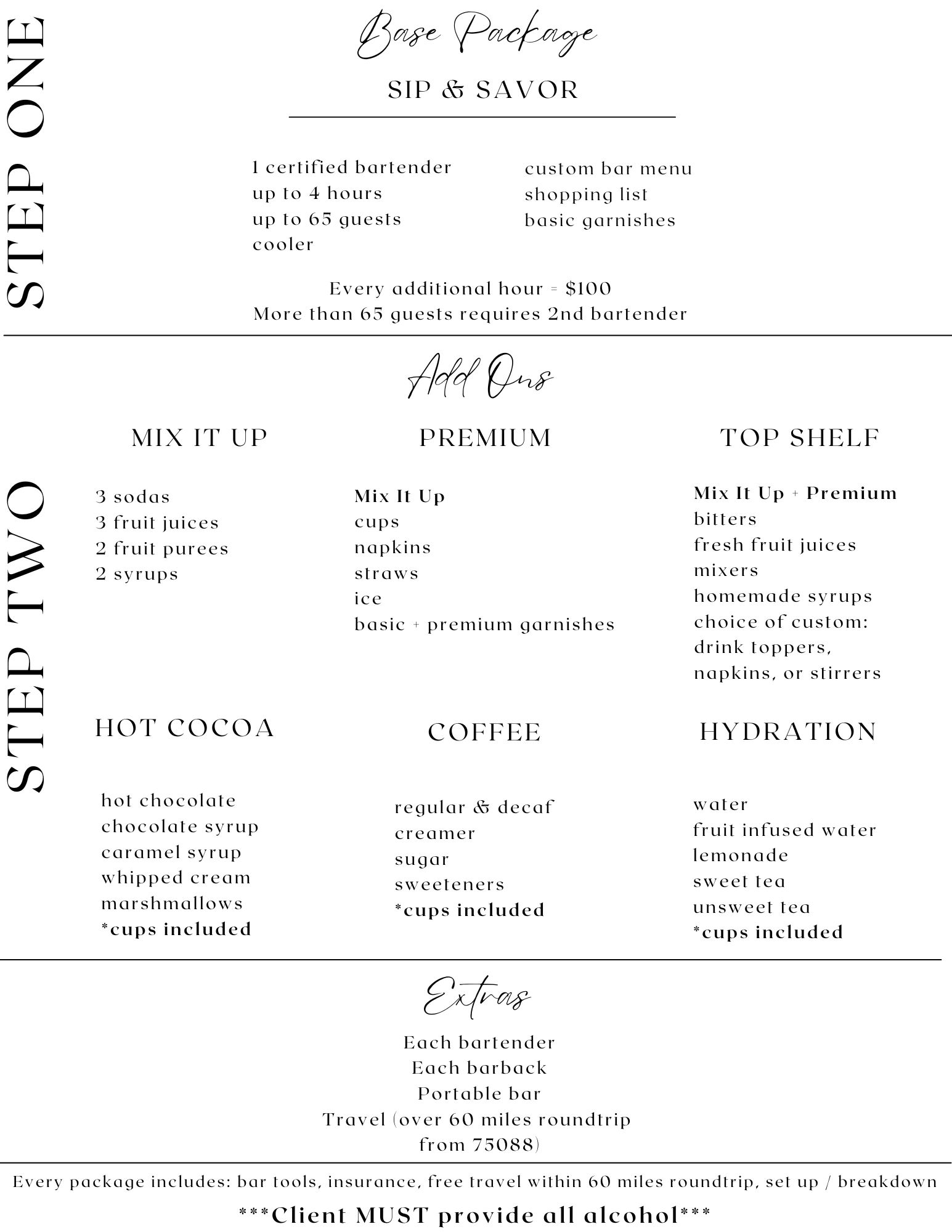 Top Shelf Bartenders - Mobile Bartending Service, Hire Bartenders for ...