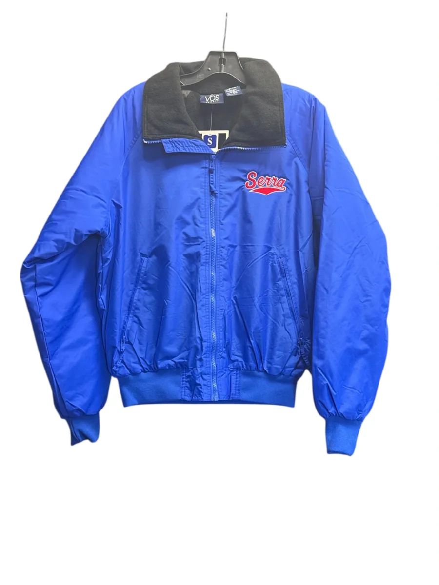 Royal Blue Rain Jacket with School logo
