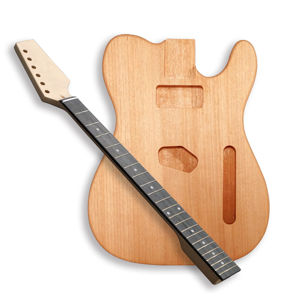 BexGears DIY TL Style Electric Guitar Body and Neck Blank Kit 2 Piece ...