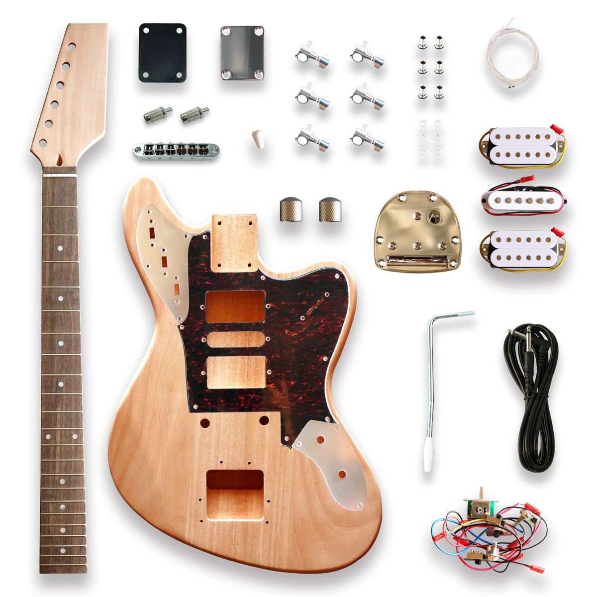 BexGears DIY SJA Style Electric Guitar Kits Mahogany Body Maple neck ...