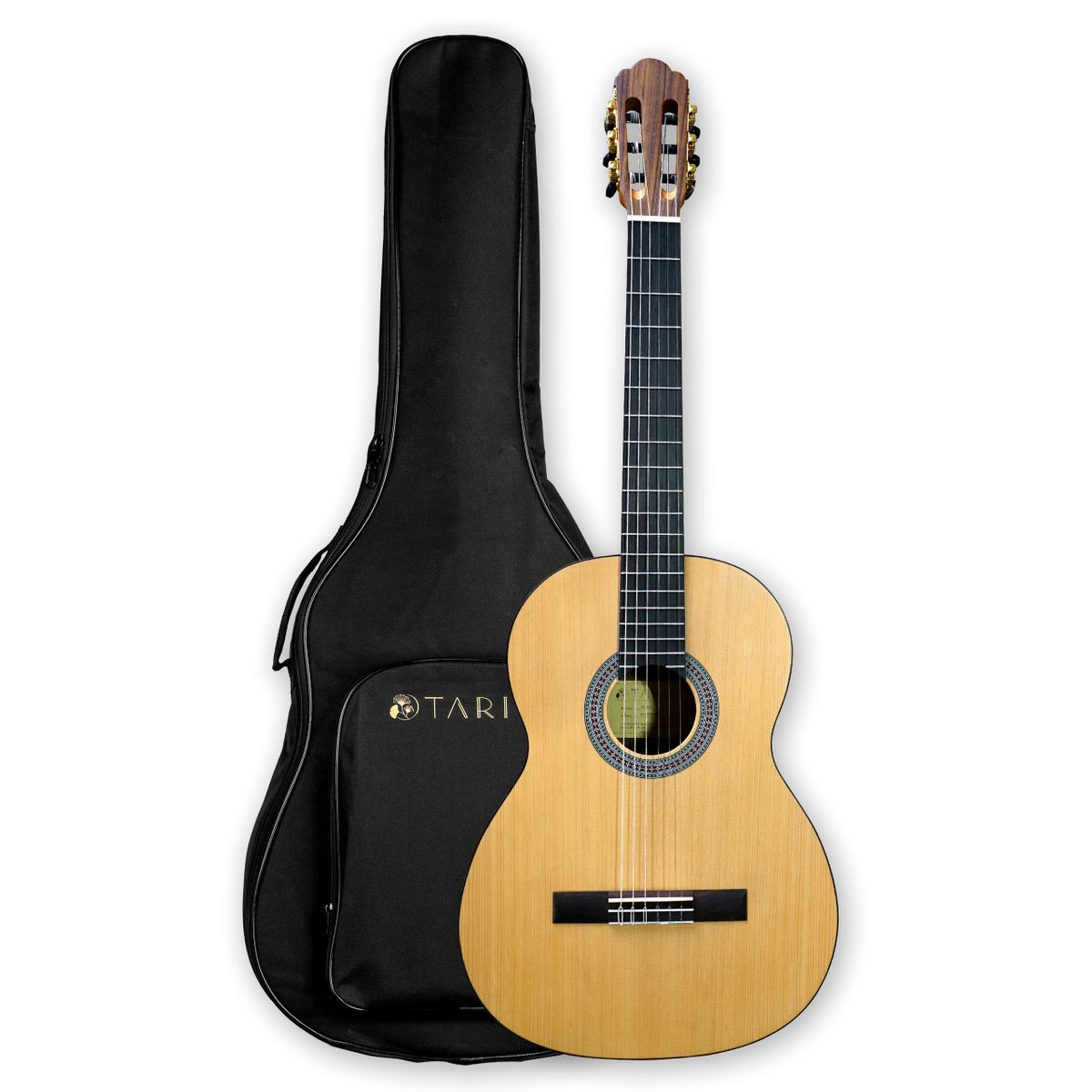 TARIO 39 Inch Classical Guitar Full Size Acoustic Guitar Spruce top ...