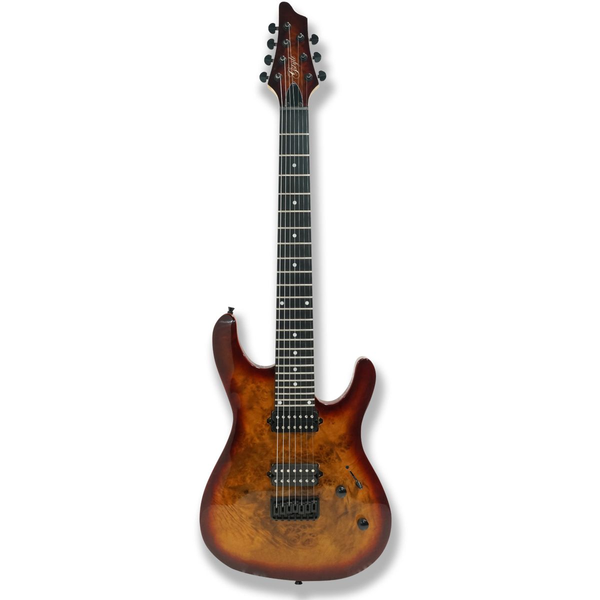 TARIO 7 String Electric Guitar Bolt_On Maple Neck Poplar Wood Body