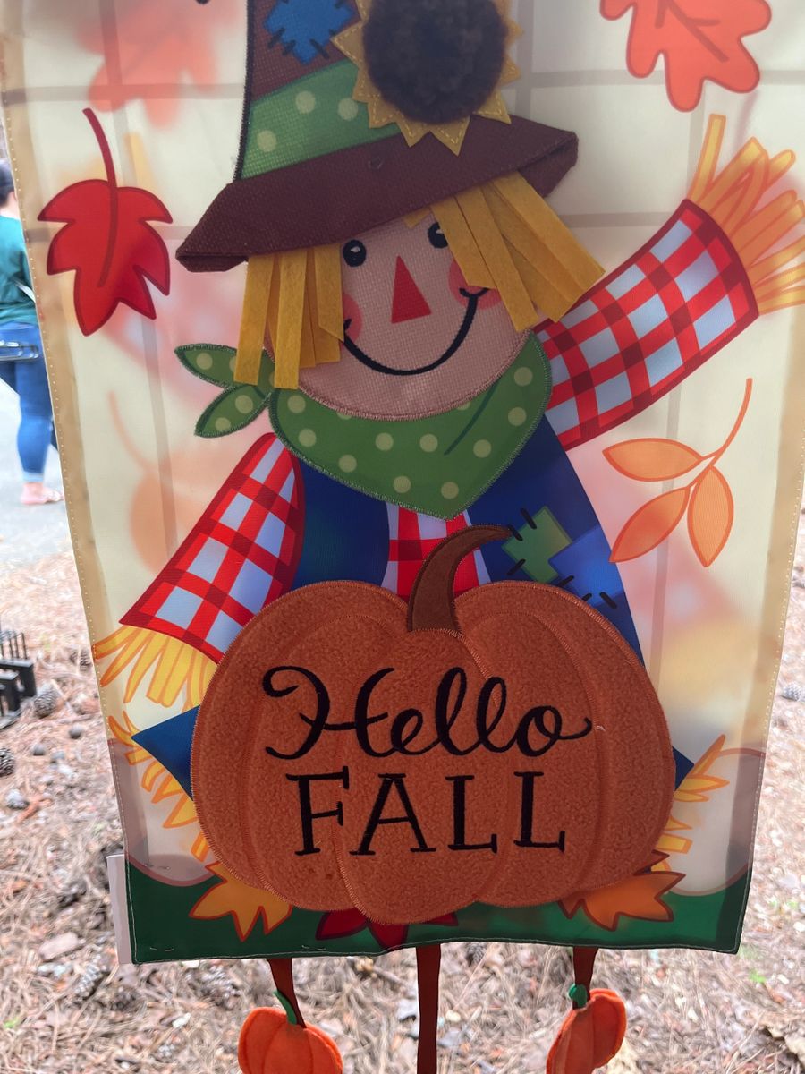 2981 Hello Fall Scarecrow Pumpkin