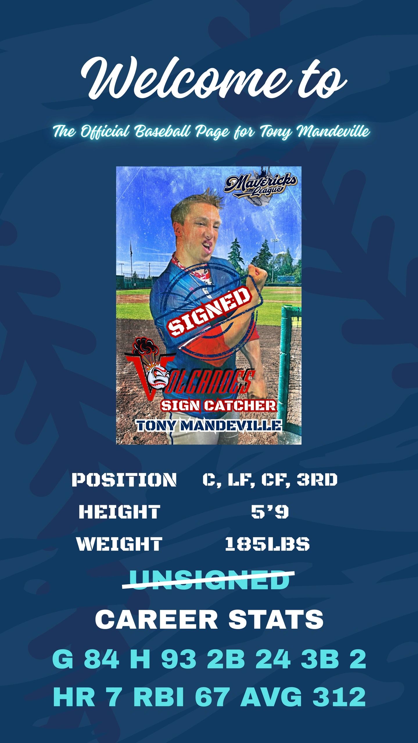 Tony Mandeville Baseball