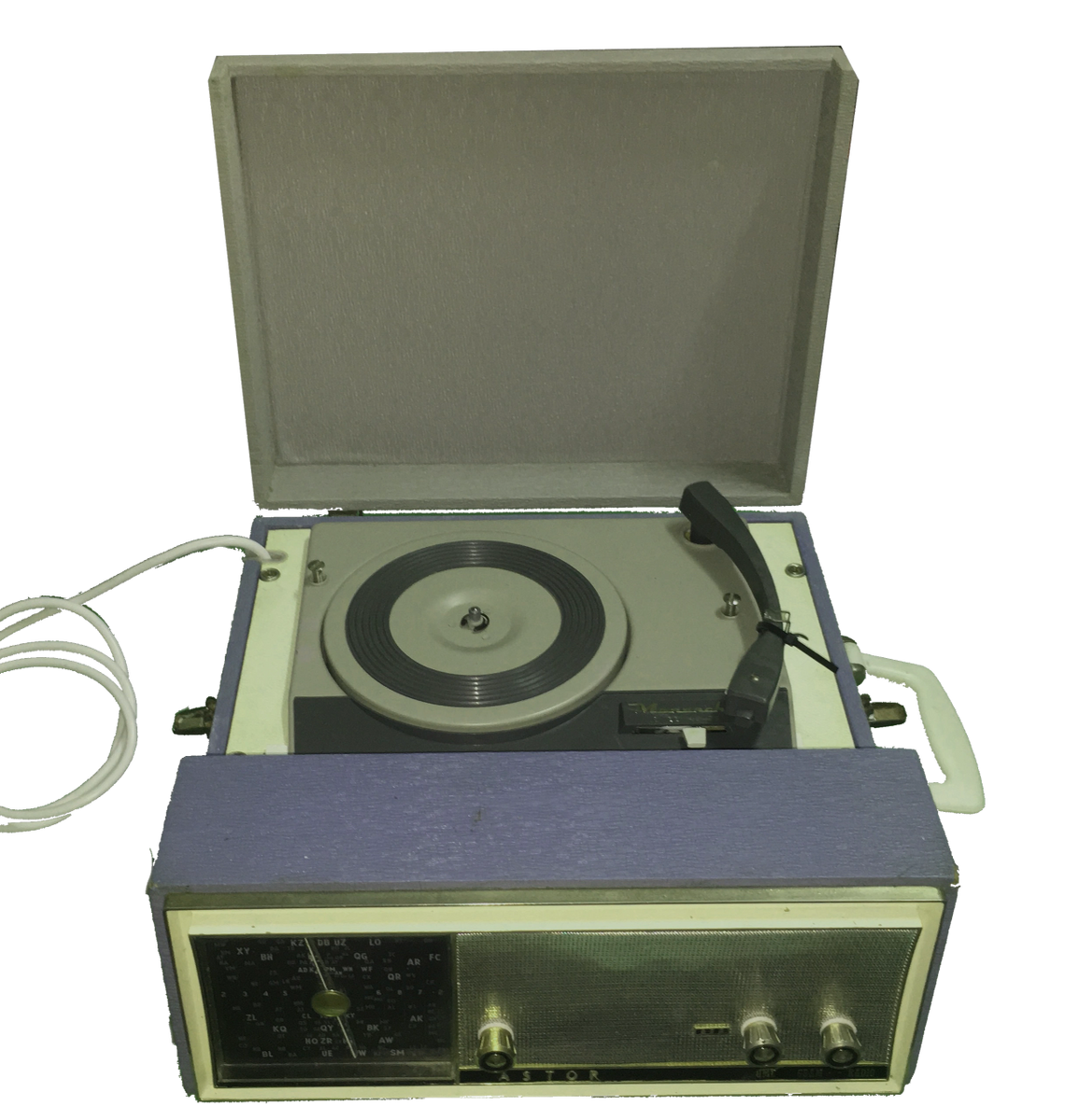 Astor G10L Suitcase style Record Player Radiogram Australian made 1964