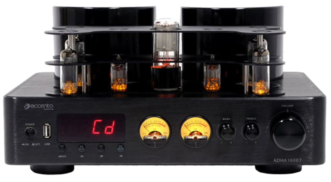 New ACCENTO Hybrid Valve ( tube ) / transistor HiFi amplifier 2 x 80W ...