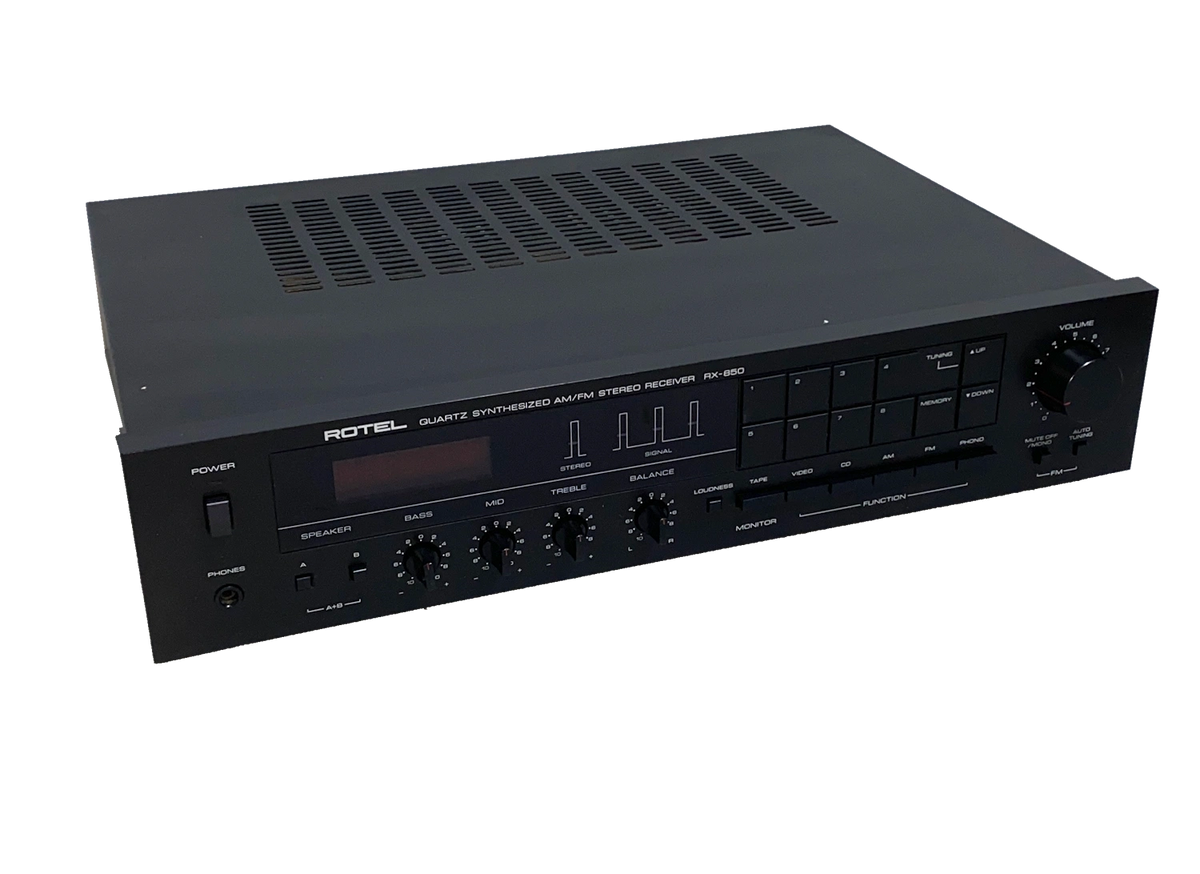 Rotel RX-850 2x30W (closer to 2x50W) Amplifier Receiver 1984 RX850