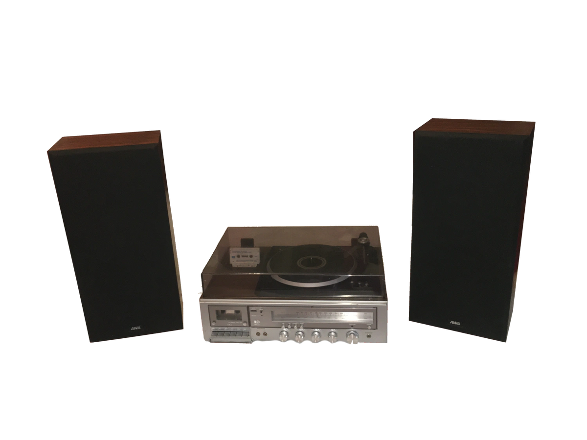 Pye MC-2 3-in-1 3 piece Stereo System Cassette / Radio / Turntable 70s/80s