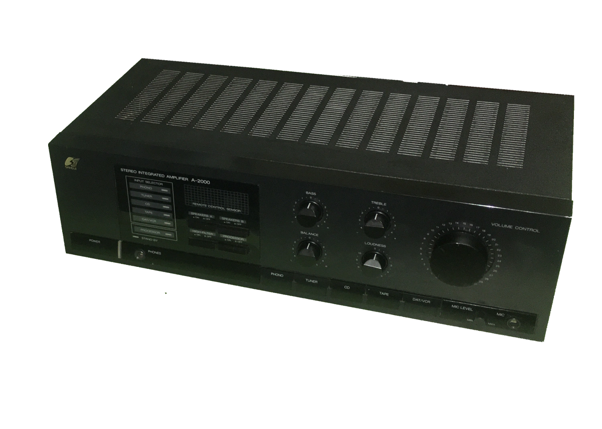 Sansui A-2000 Amplifier 2 x 50W > 8Ω Amplifier with EQ loop 1989
