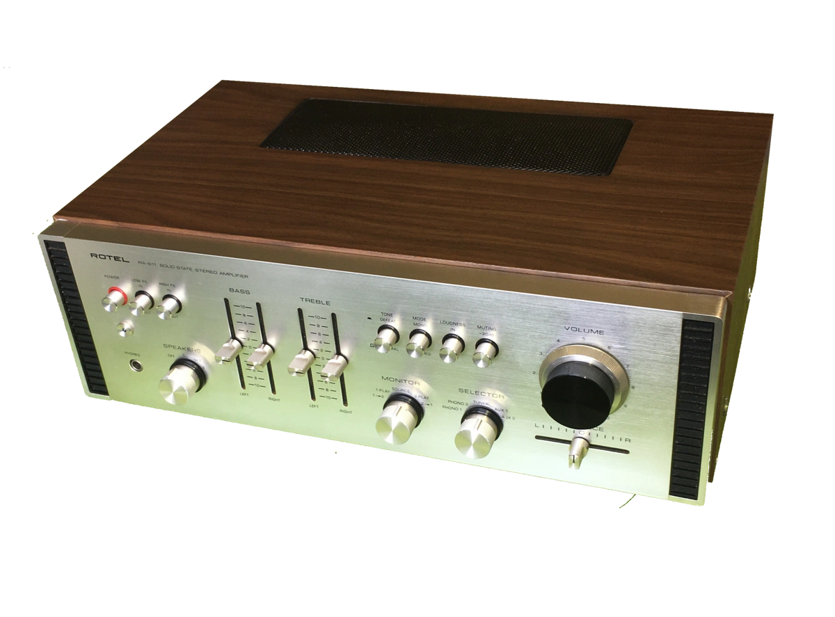 Hard to find Rotel 1973 RA-611 Integrated Amplifier 2 x 30W / 37W ...