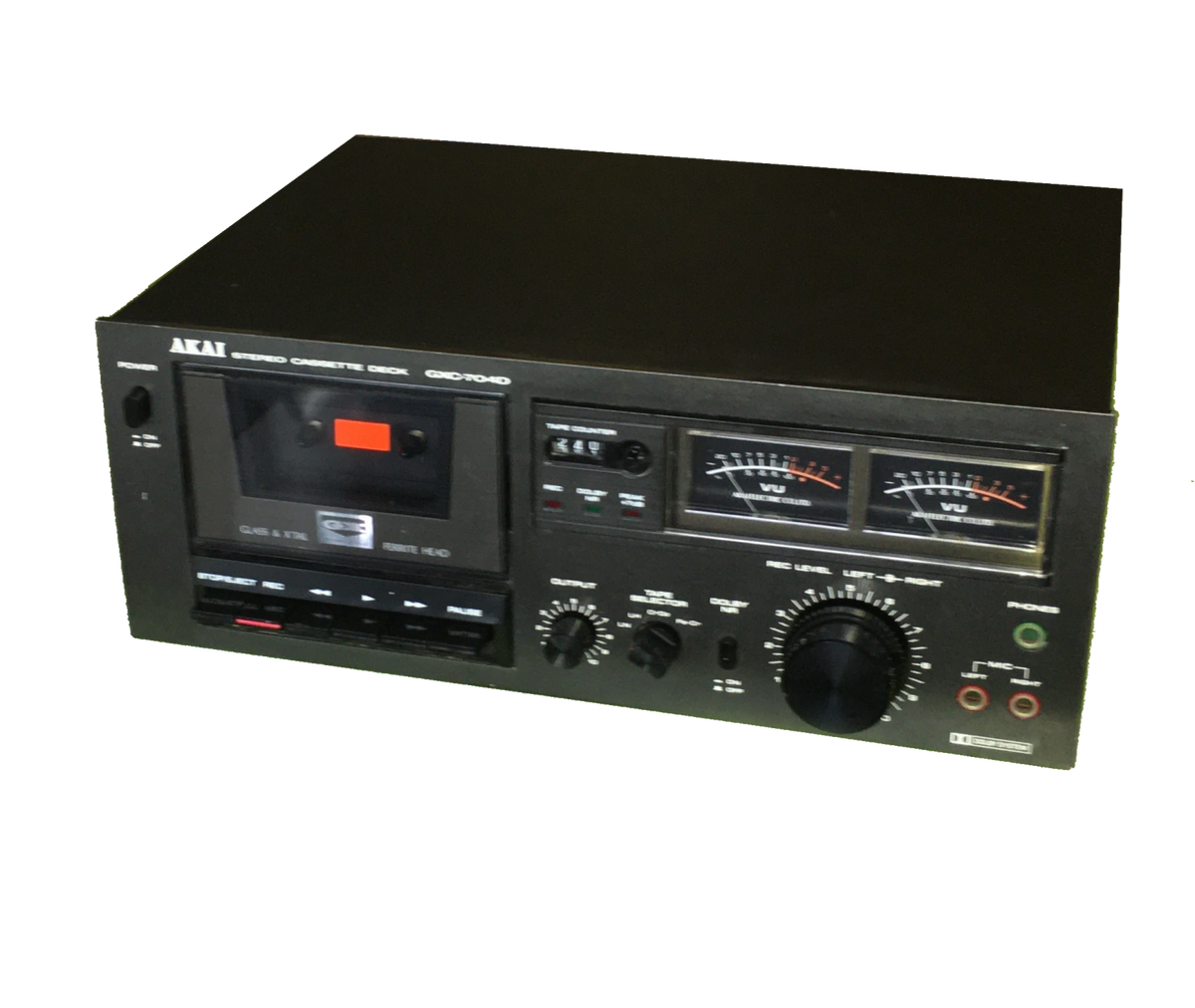 AKAI GXC-704D GXC704D Front load cassette deck 3 tape types, Dolby B 1979