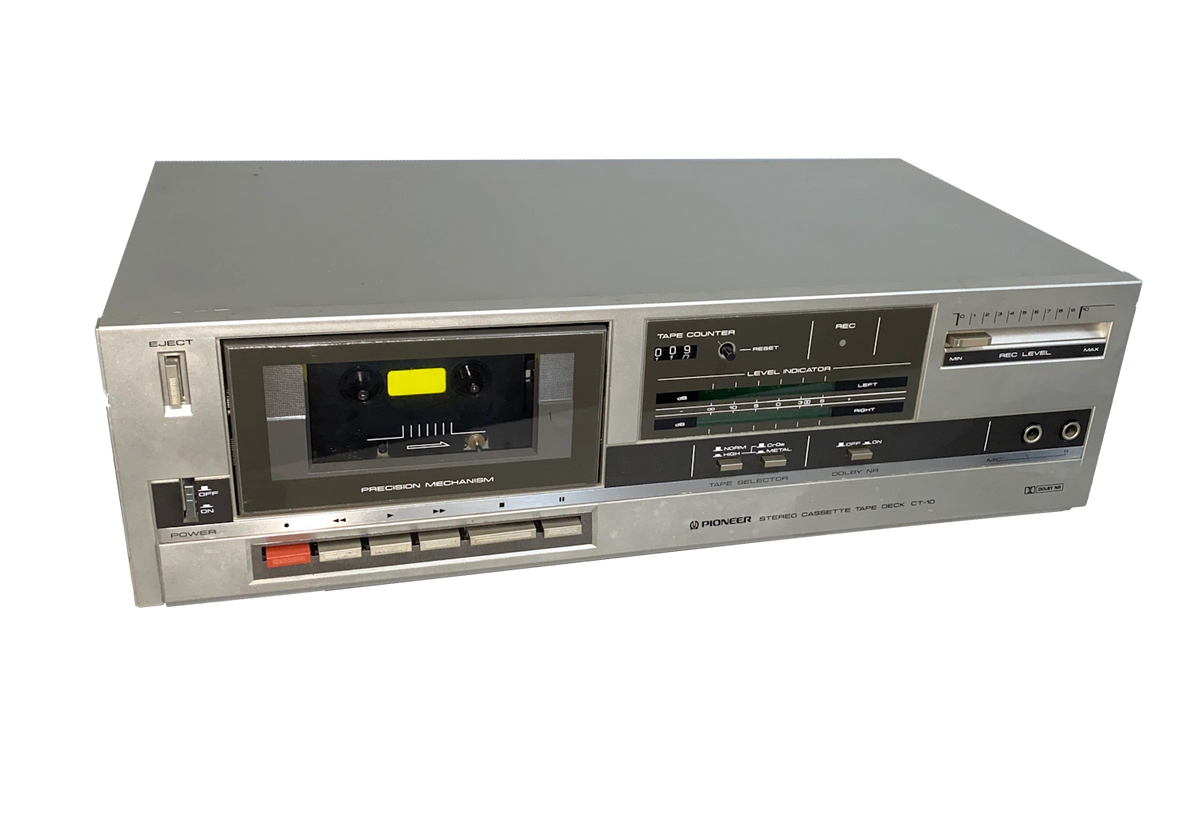 Pioneer CT-10 (same CT-340) Cassette Deck 1985 DolbyB 3taptyp MicIn CT10