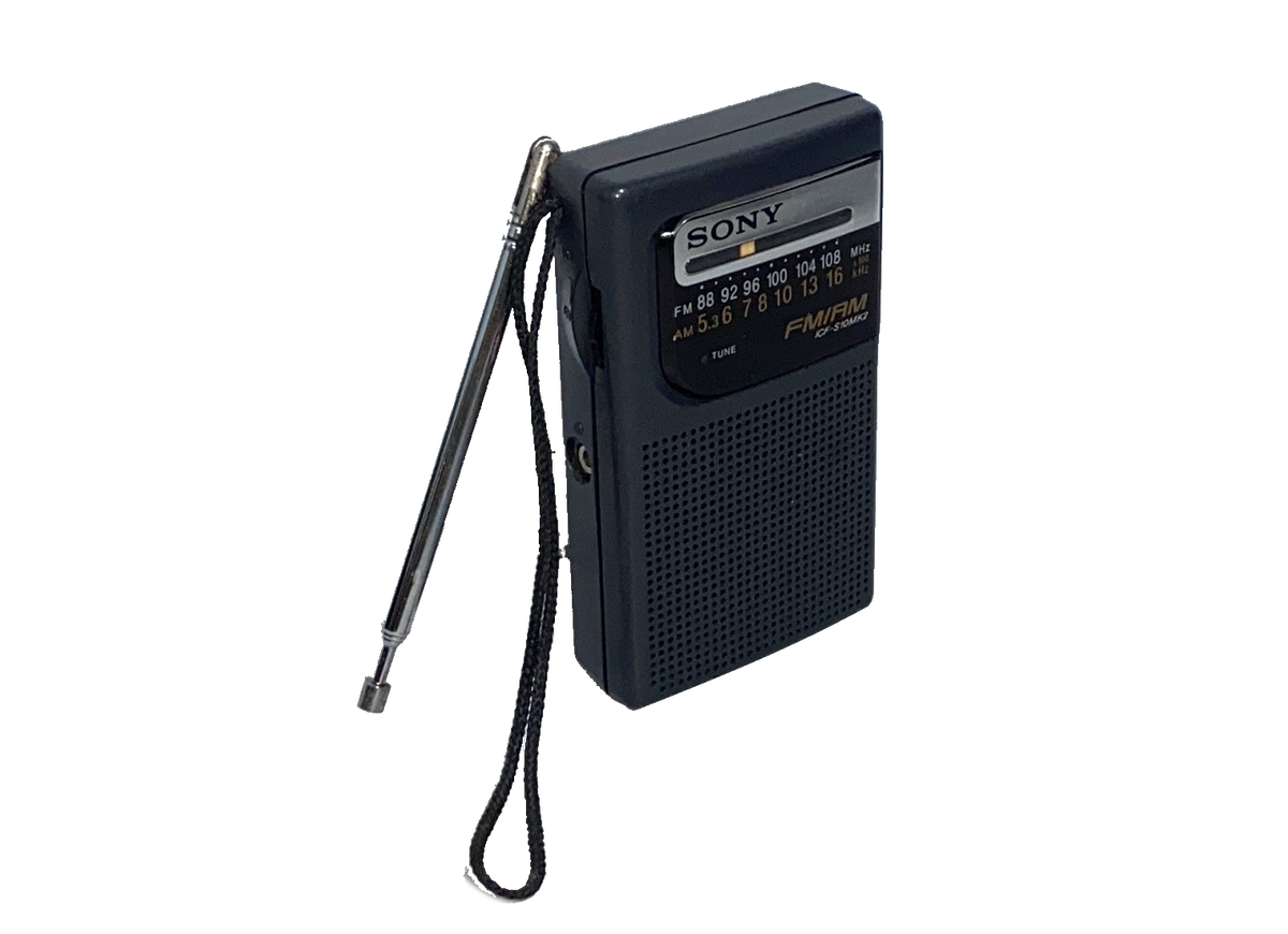 Quality Sony ICF-S10MK2 Pocket Transistor Radio with AM and FM 2005