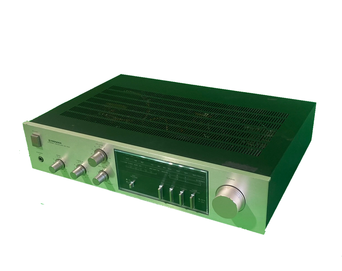 PIONEER SX-400 SX400 2x20w SX400 AM/FM stereo Receiver Amplifier silver ...