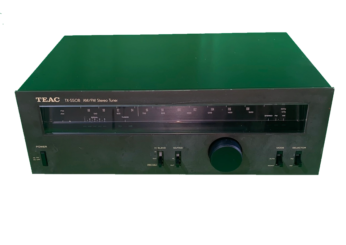 TEAC large analogue AM/FM stereo Tuner TX-550B TX550 black 1981 (has ...