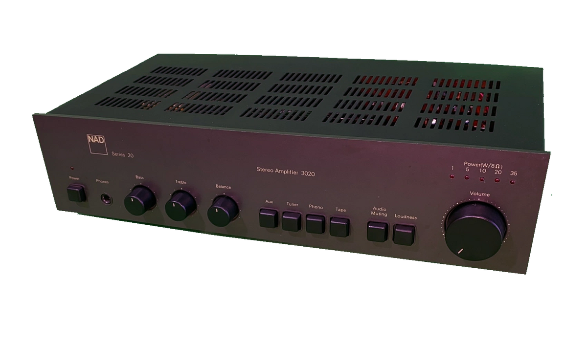 Stunning one owner legendary NAD 3020 amplifier includes original books ...