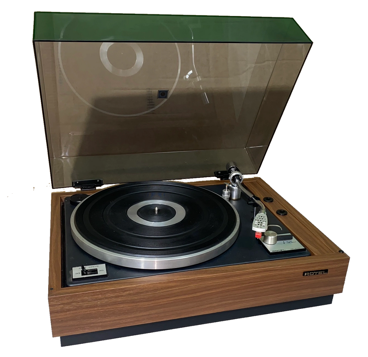 Rotel Japan RP-1000 RP1000 Semi Automatic Belt drive Turntable, timber ...