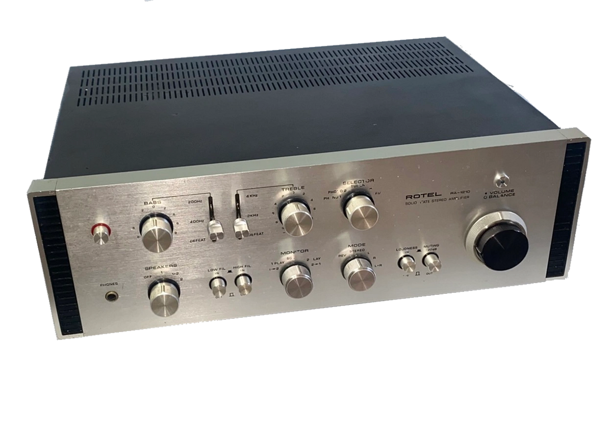 Rotel’s 1973 Masterpiece RA-1210 2 x 60W High end Amplifier with dual ...