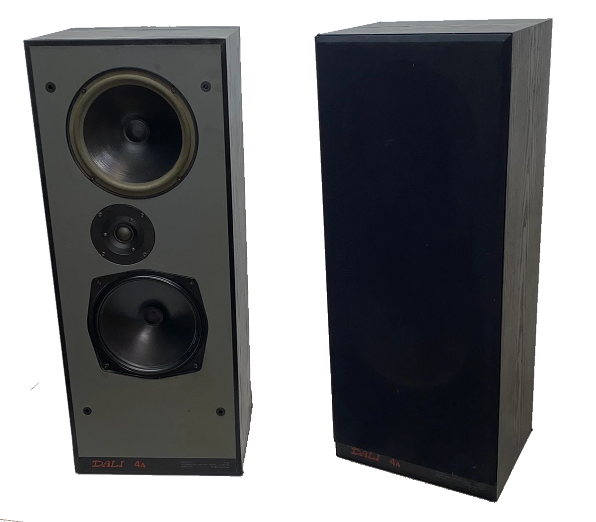Legendary DALI Tower speakers DALI 4A (Denmark) c1990 Black Woodgrain