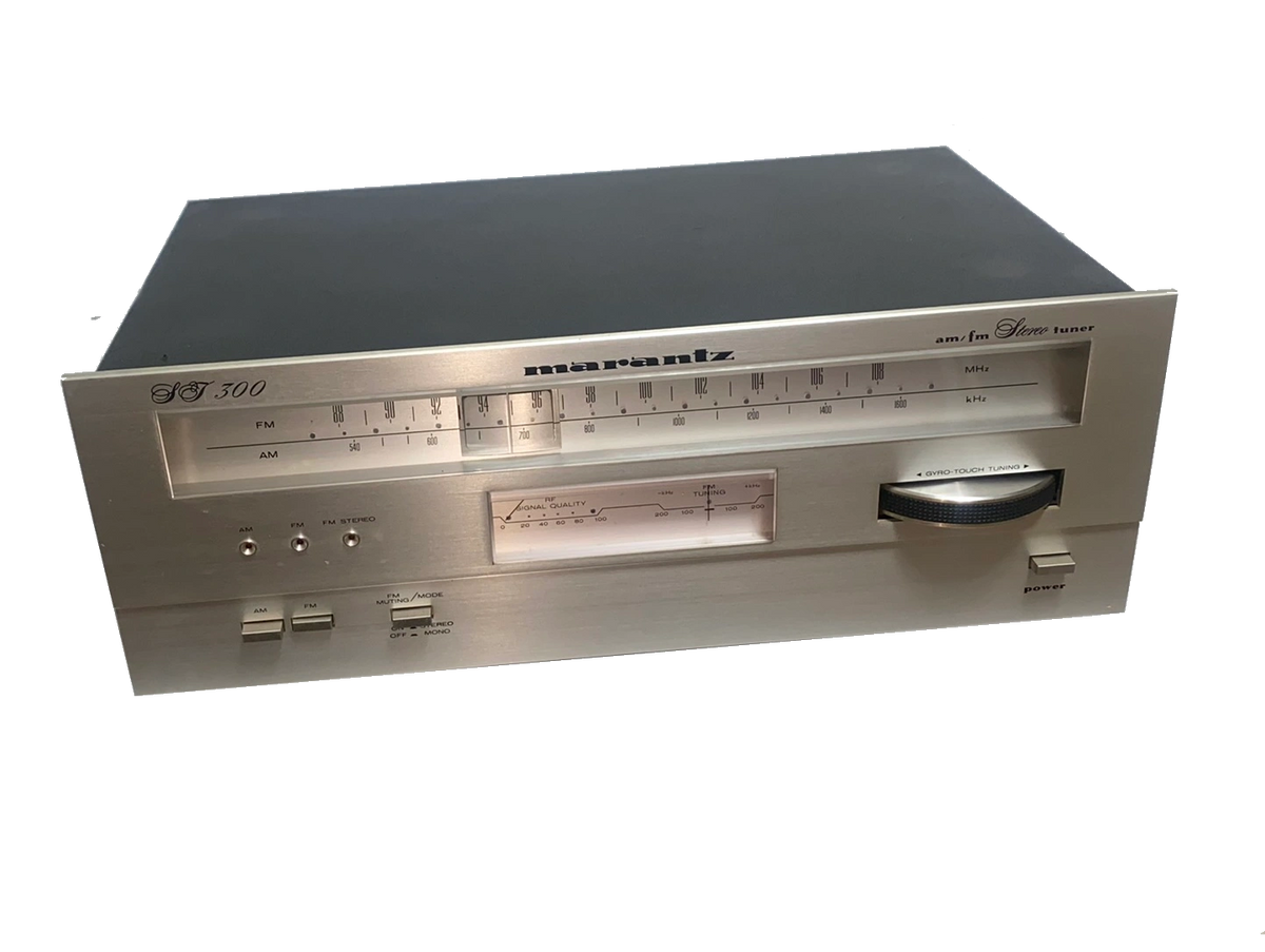 Marantz ST-300 ST300 big silver AM / FM Stereo tuner with “Gyro Touch ...