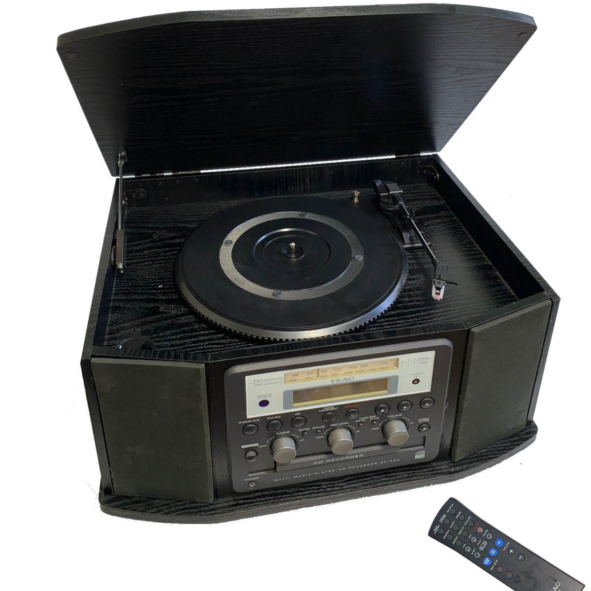 TEAC GF-350 tabletop stereo with inbuilt vinyl to CD recorder Plays ...