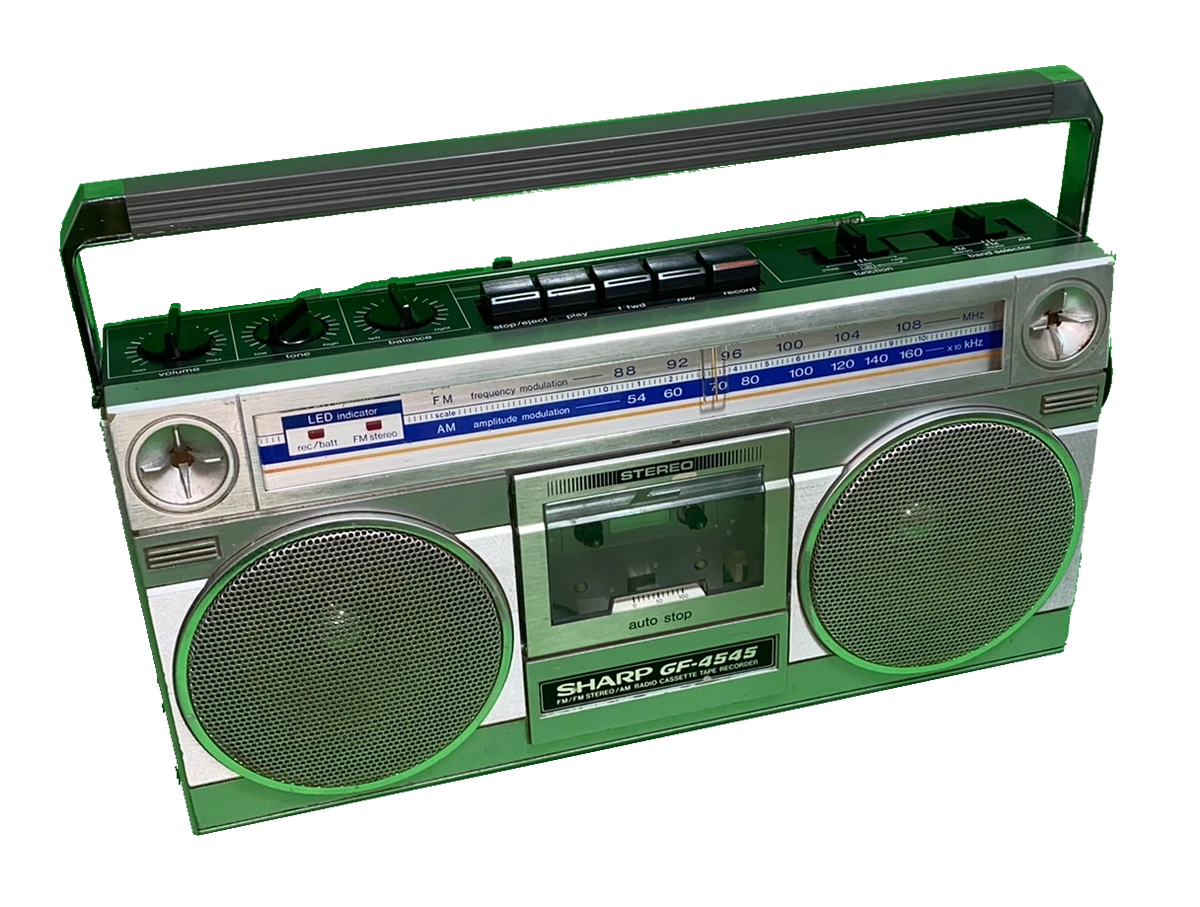 Sharp GF-4545 Stereo Radio Cassette recorder / boombox / ghetto blaster ...