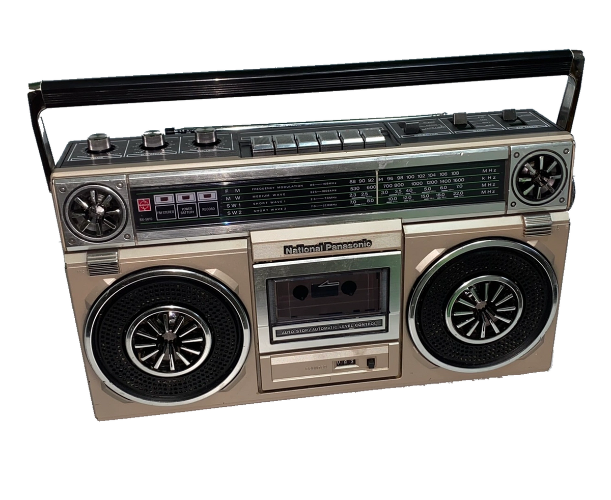 National Panasonic Stereo Radio Cassette Boom Box Ghetto Blaster RF ...