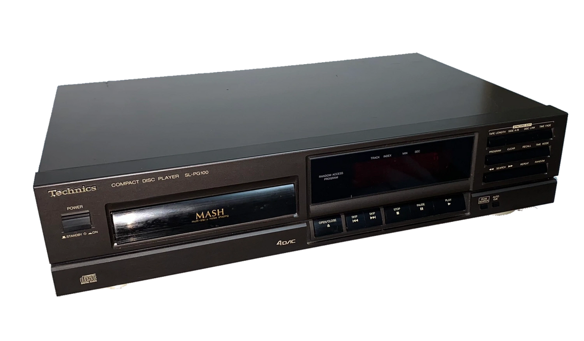 Technics CD Player SL-PG100 Black, analogue out 1993