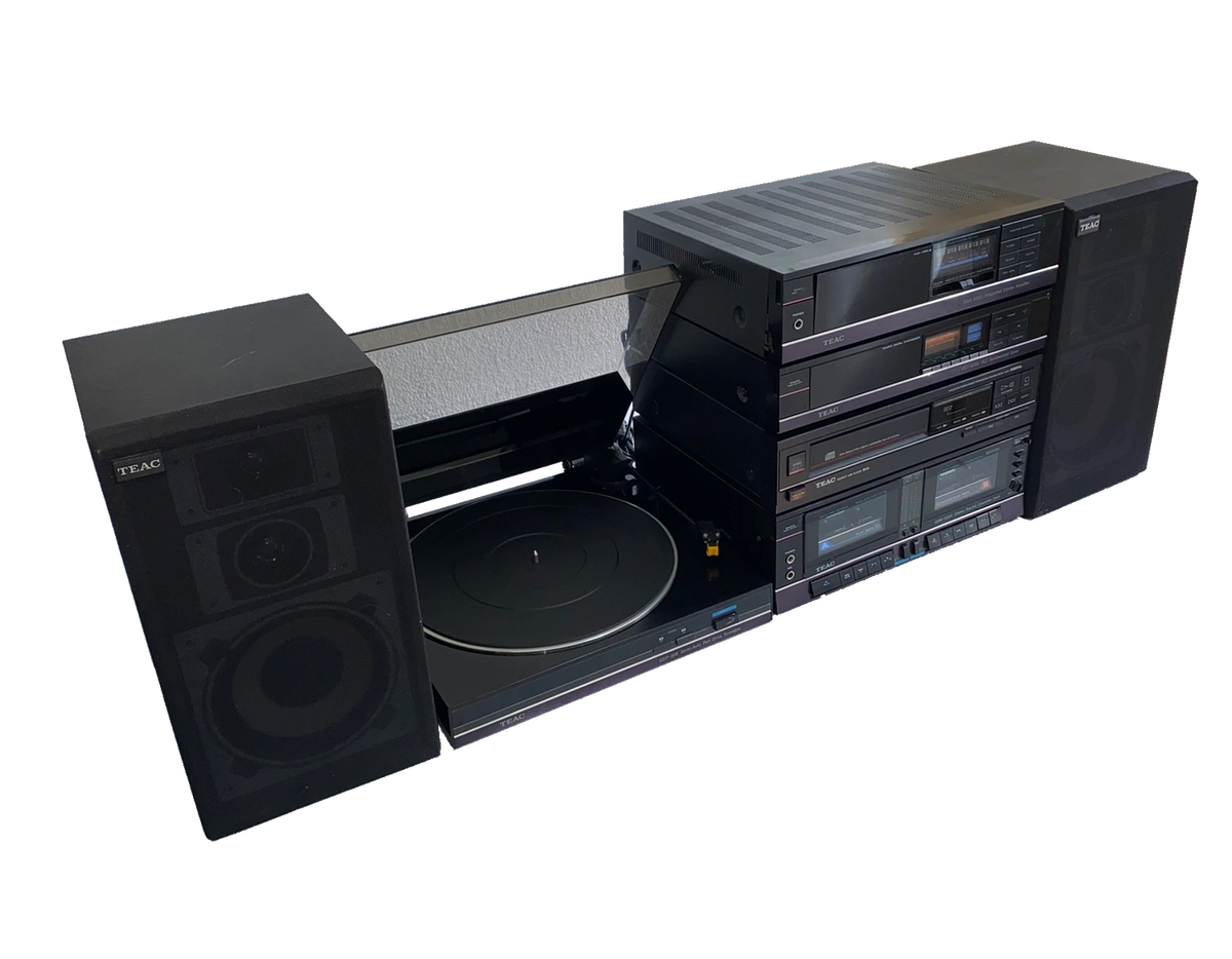 TEAC Separate Component 2x40W Midi Hi-Fi system, Turntable, CD Player ...