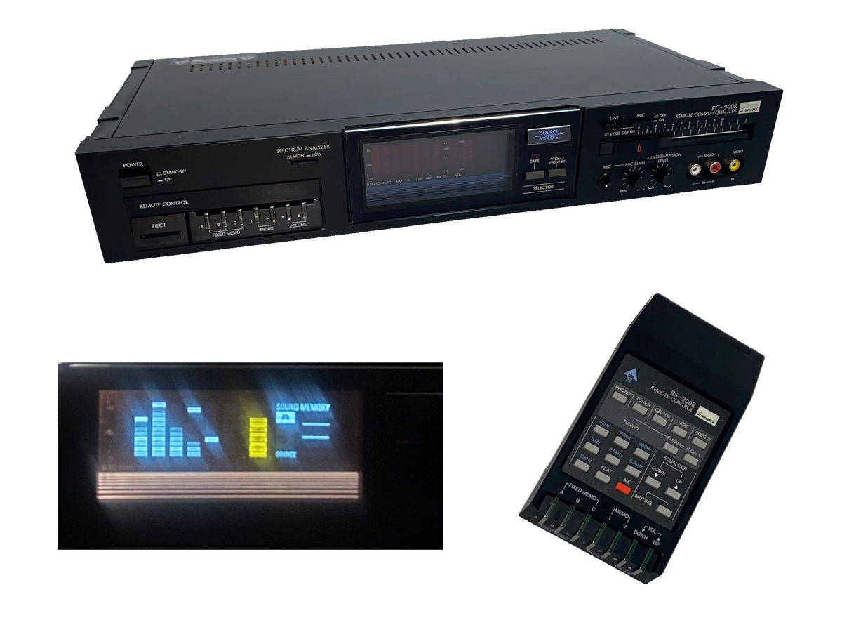 Sansui RG-900R “Remote Compu Equaliser” - Graphic Equaliser / Spectrum ...