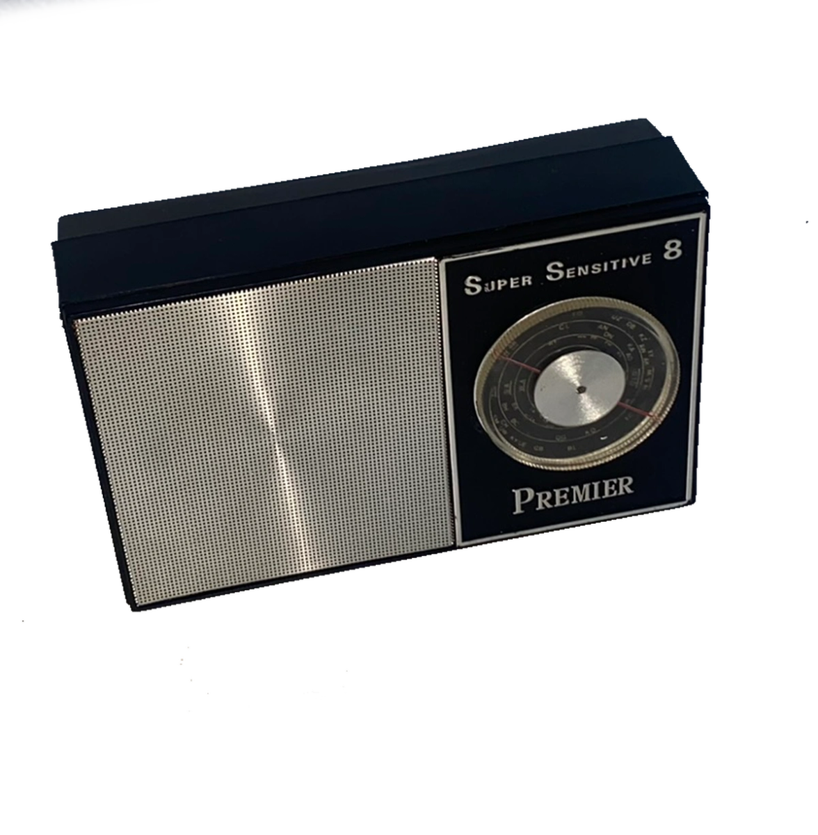 Australian “Premier Super Sensitive 8” Transistor Radio black / silver ...