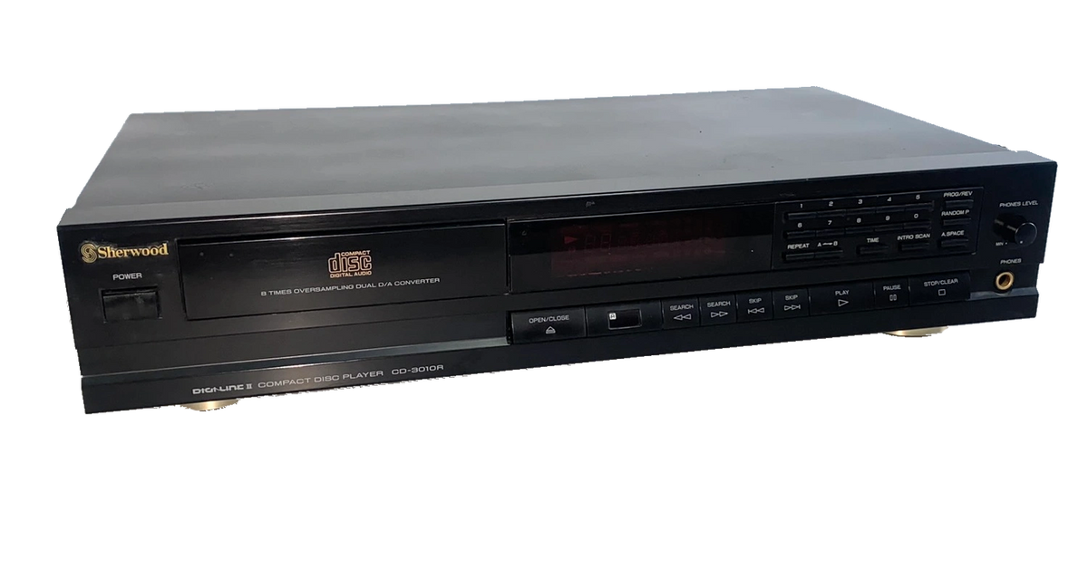 Sherwood CD-3010R CD Player, analogue out 1992 CD3010