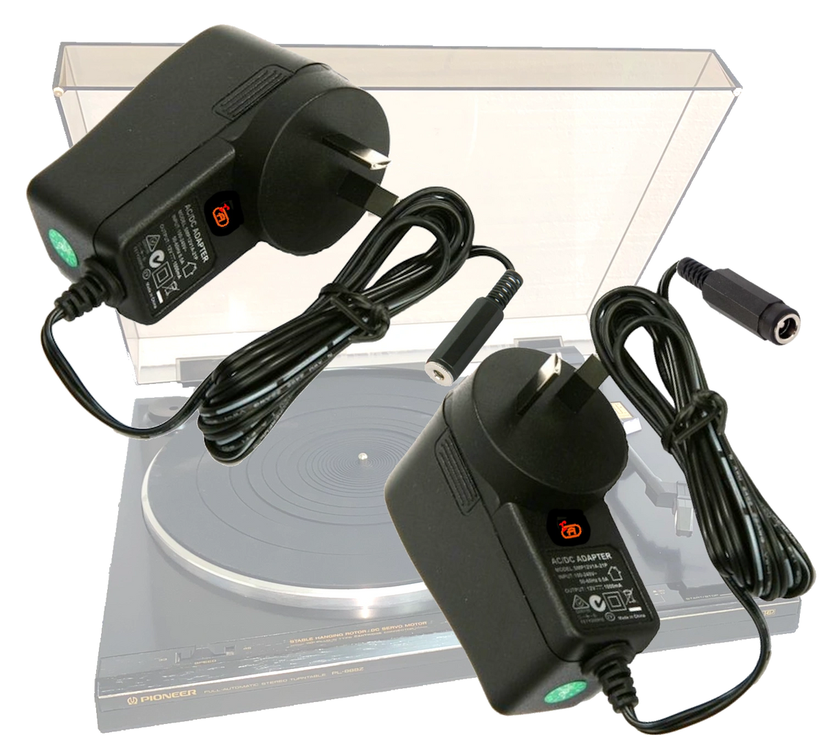 12V DC Power supply for Pioneer and other turntables that run from 12V ...