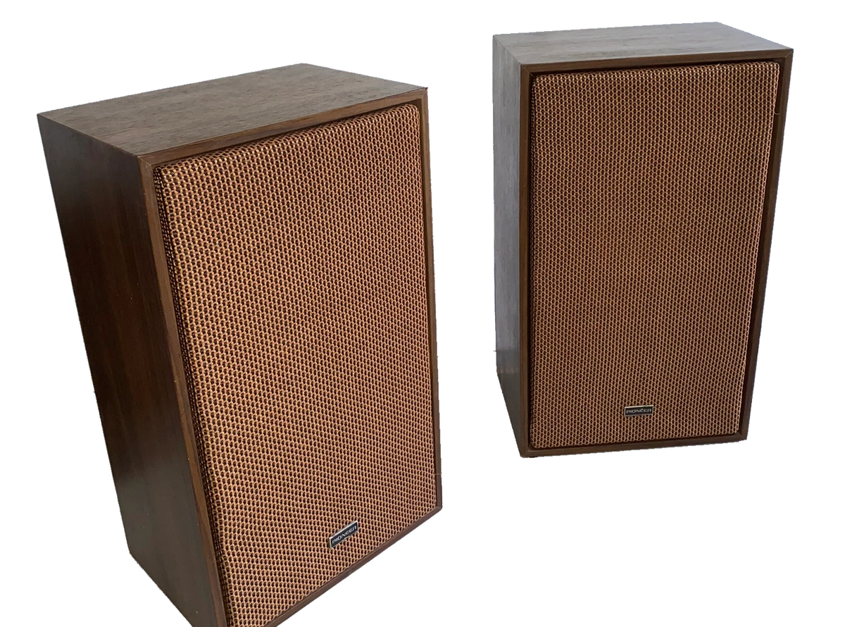 Pioneer SCS-11 Early 70s Woodgrain classic Hi-Fi speakers 8Ω 18W SCS11