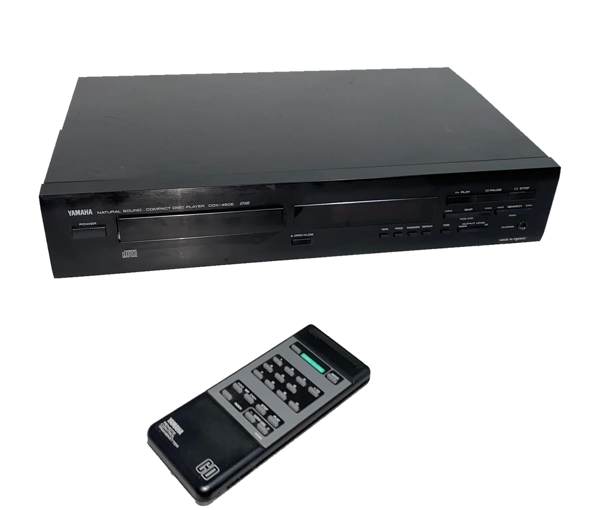 Yamaha Natural Sound CDX-450 CD Player with remote, volume adjustable ...
