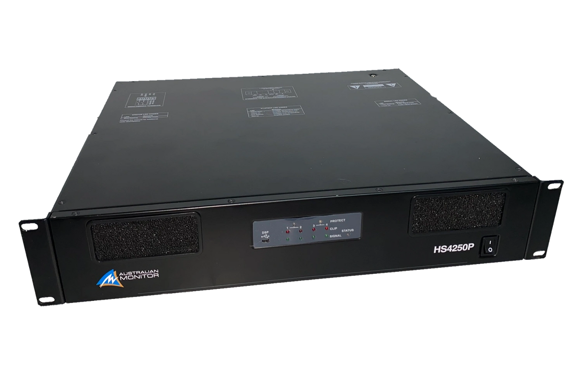 Australian Monitor HS4250P 4 x 250W HSP Quad Power Amplifier 2016