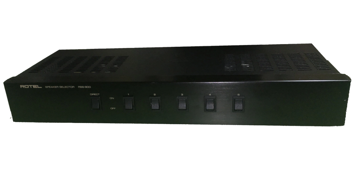 Rotel RSS-900 5 zone stereo Speaker Selector switch with impedance ...