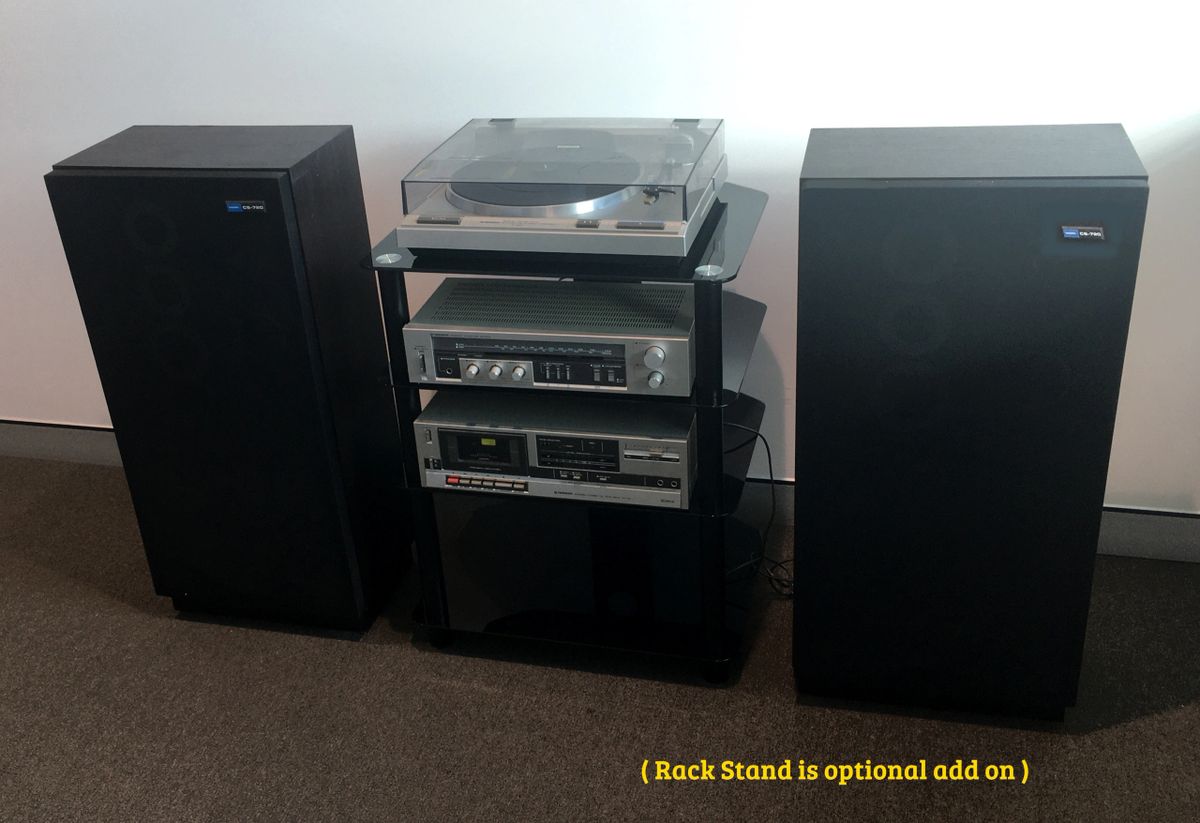 Complete silver system PIONEER 1984 Turntable / Receiver / Cassette ...