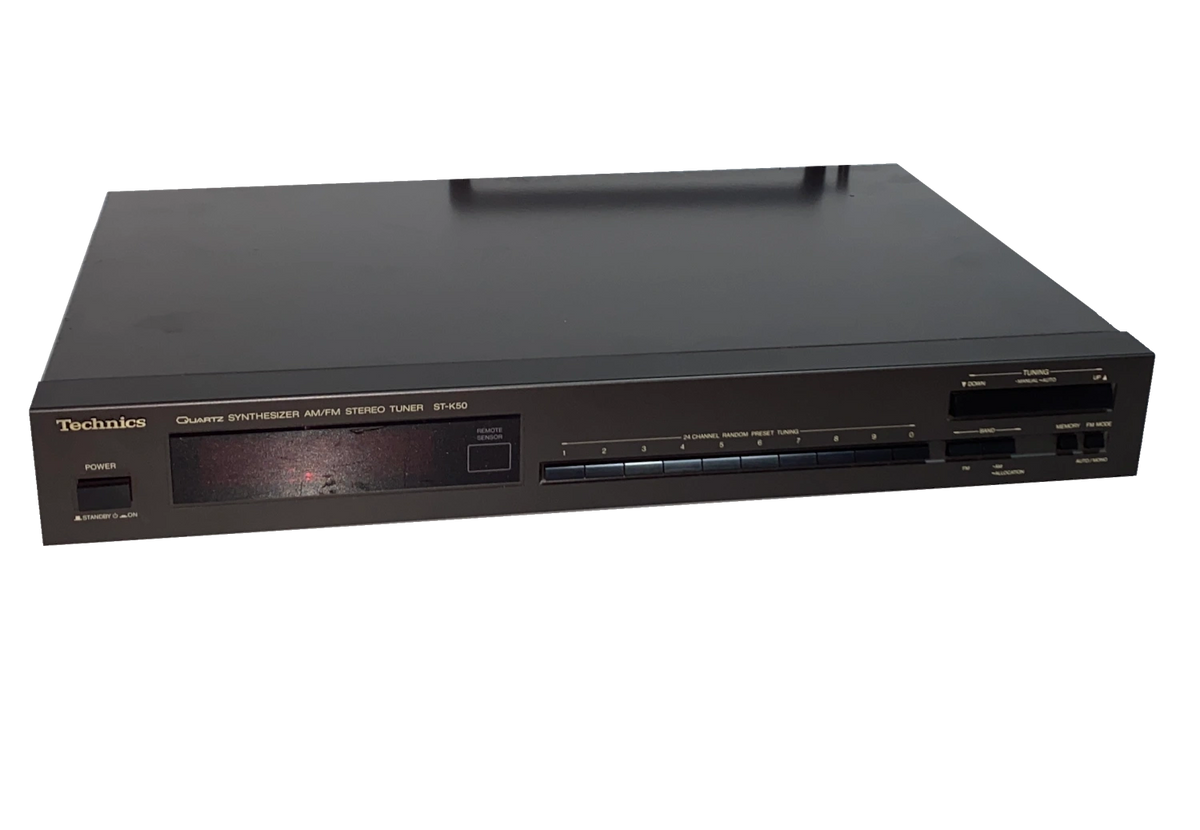Technics ST-K50 AM FM Stereo tuner VFD digital display 1989 STK50