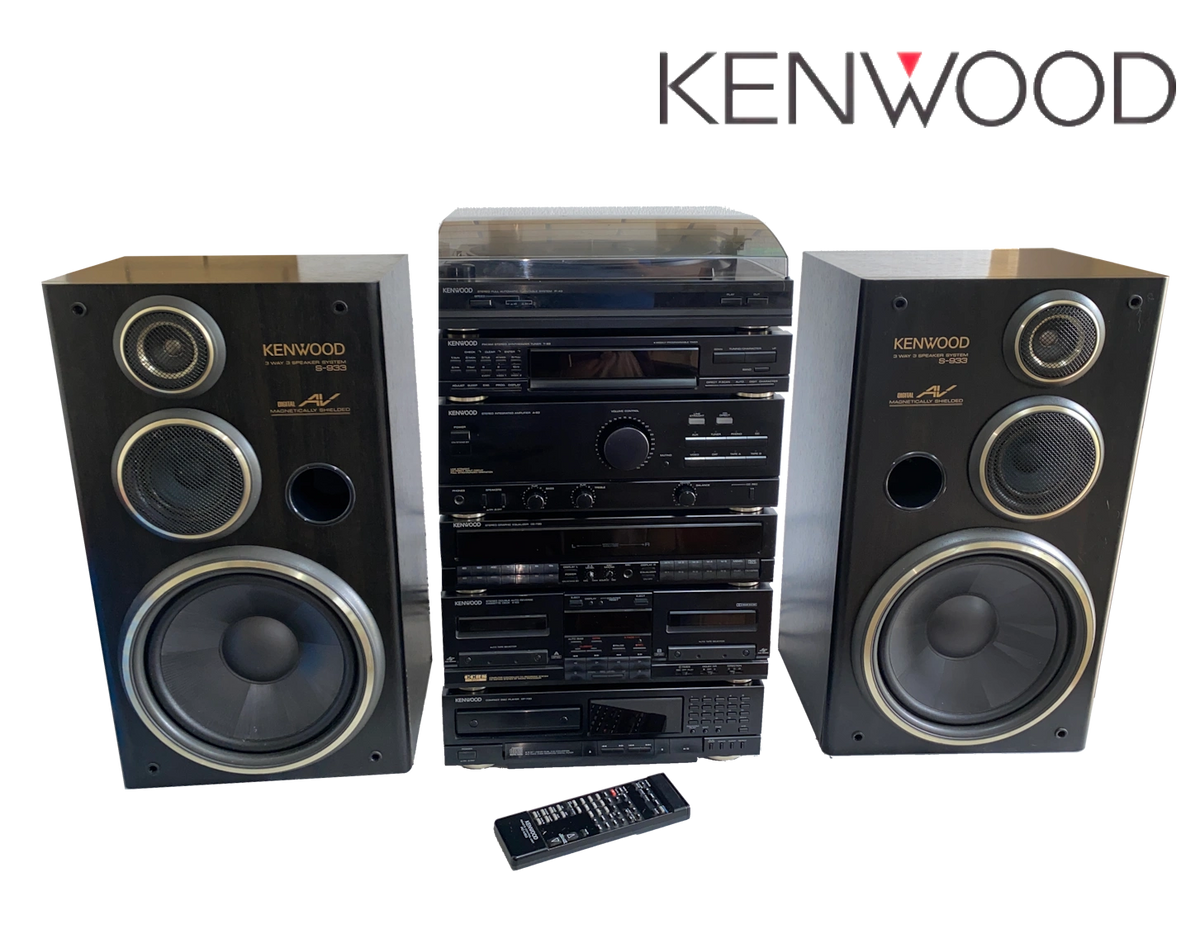 COMPLETE Kenwood 2x65W component Hi-Fi system, Amplifier, Graphic ...