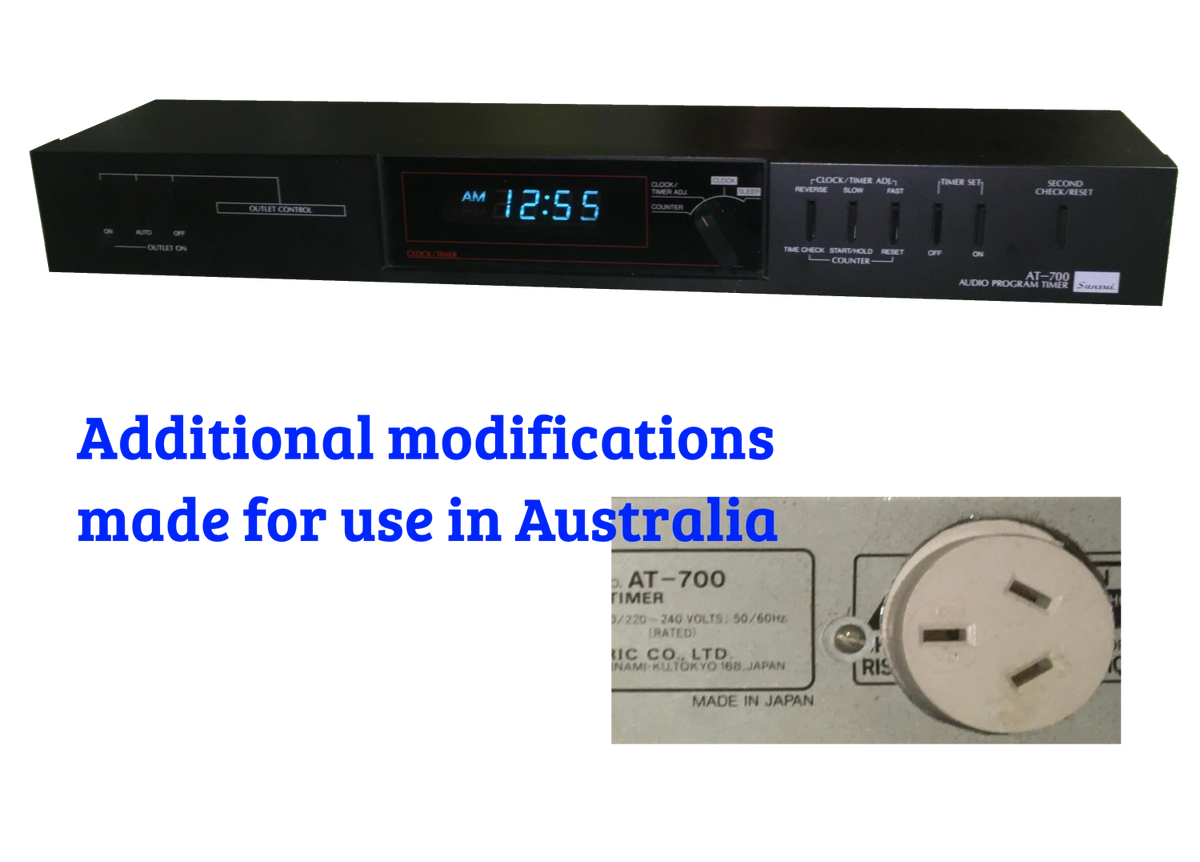 SANSUI AT-700 Hi-Fi System Clock / Timer / Counter modded for ...