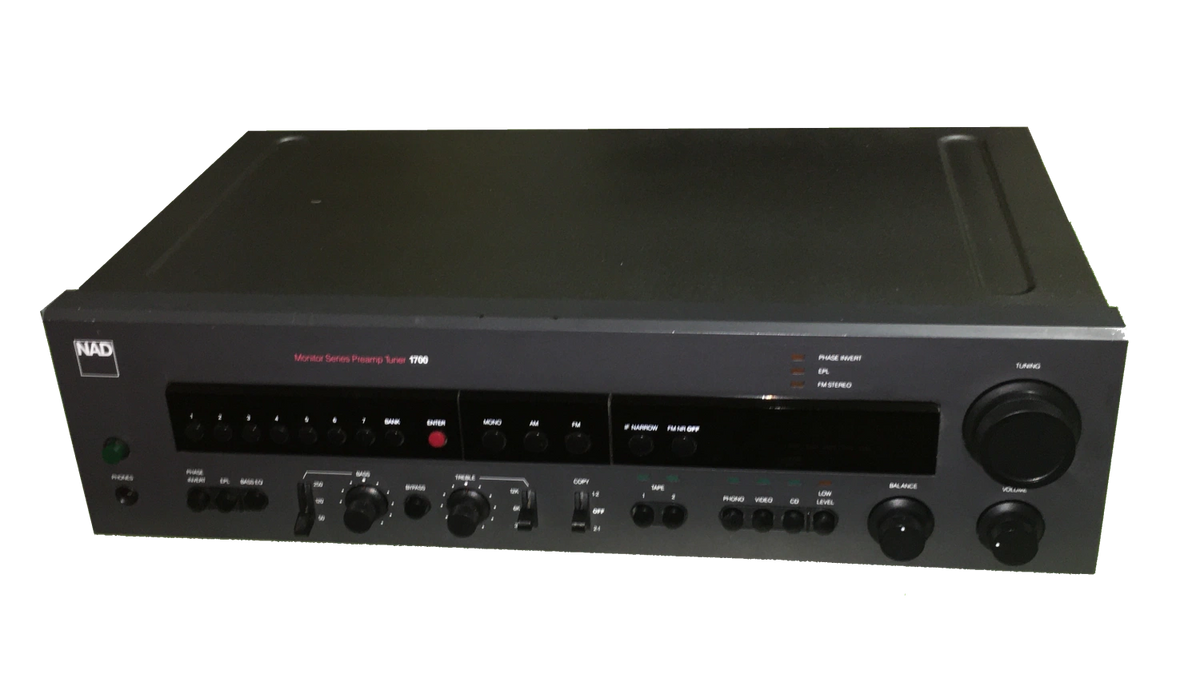NAD 1700 Hi end Control Pre-Amplifier with inbuilt AM/FM tuner 1988