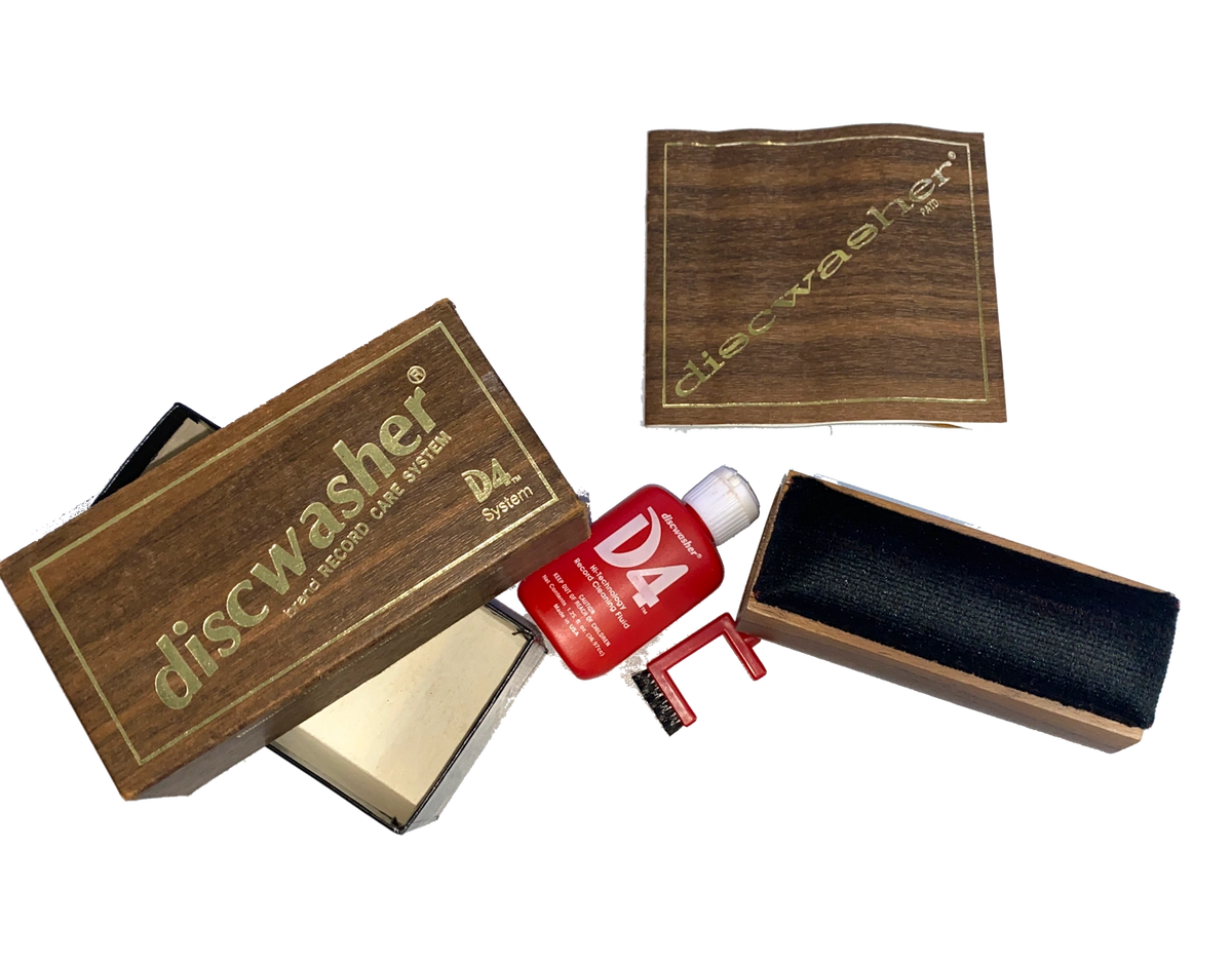 1980s Vintage Discwasher D4 vinyl cleaning kit complete in orig box