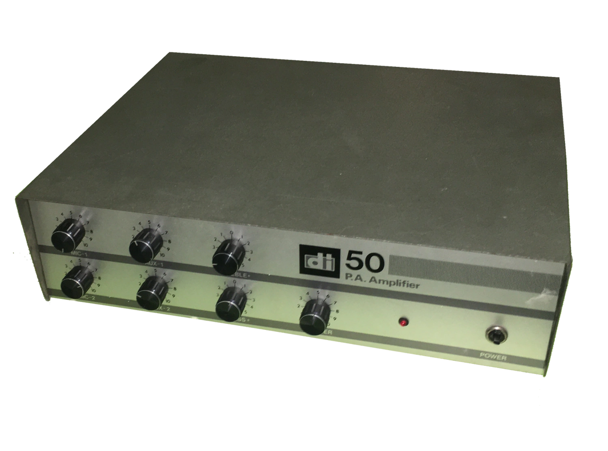 Audio Telex “Bulletproof” DI-50 50W commercial PA BGM Amplifier drive ...