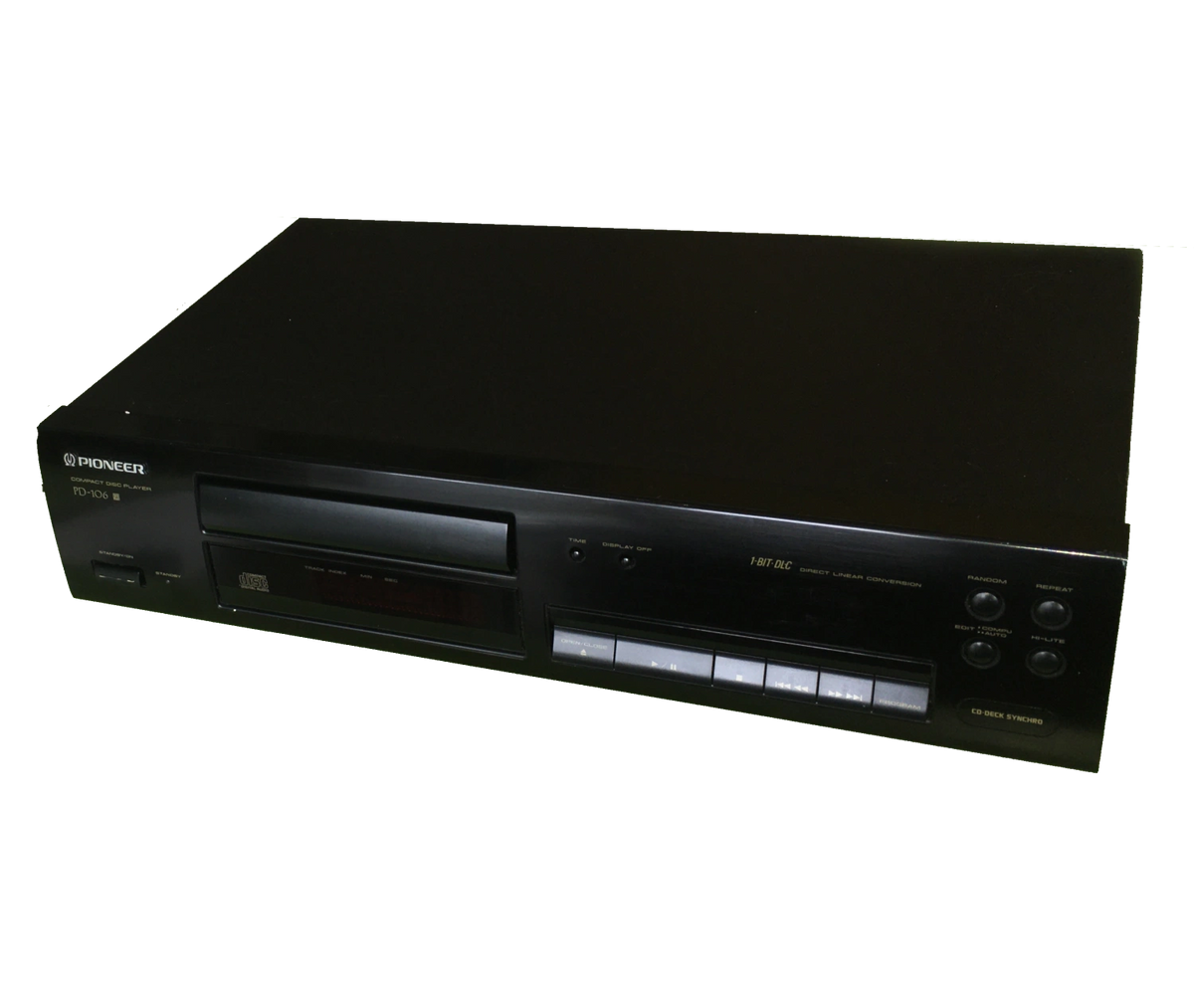 Pioneer PD-106 single disc CD Player 1 bit Direct Linear Conversion 1998