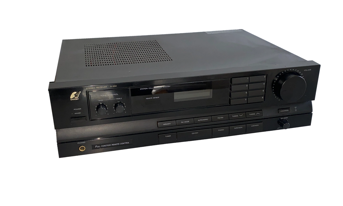 Sansui R-550 Amplifier Receiver 2x35W 1990 AM/FM Stereo R550