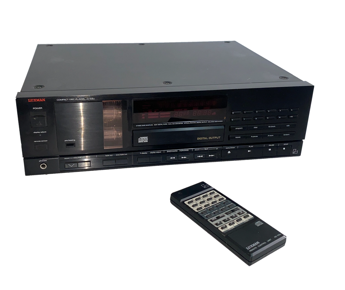Luxman Hi End CD Player D-105U with Valve ( tube ) analogue output ...