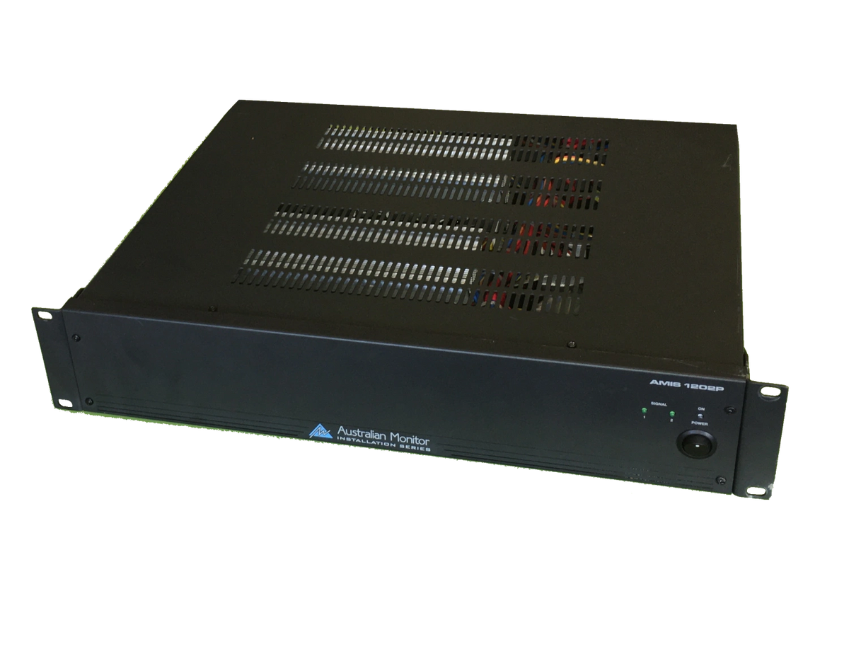 2 x 120W Stereo Power Amplifier Australian Monitor AMIS 1202P VGC