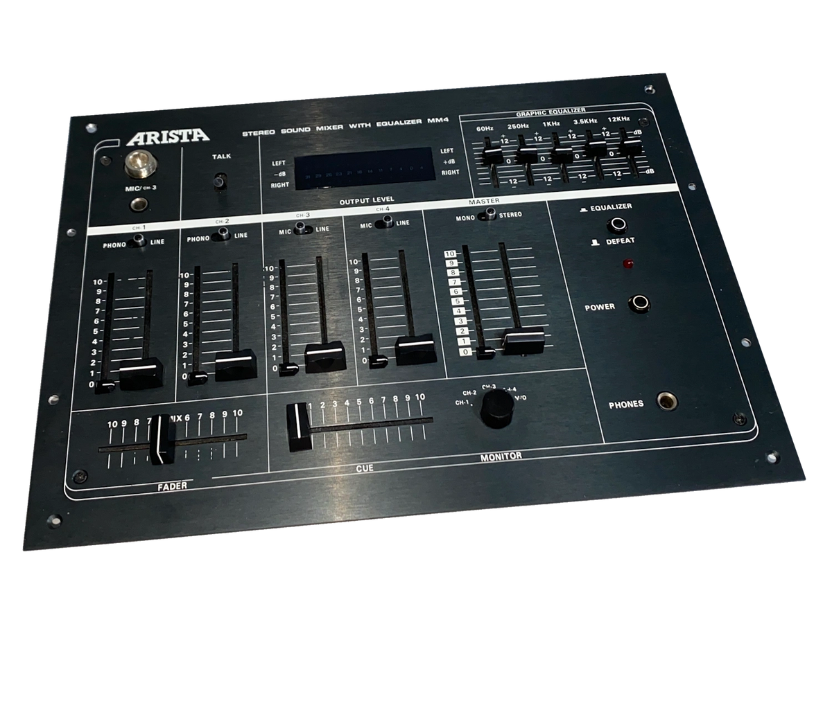 Arista MM4 (Phonic MX-960) vintage DJ mixer with inbuilt graphic ...